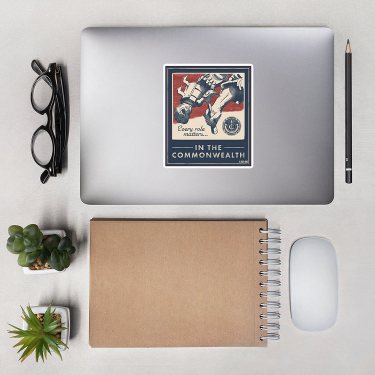 The Walking Dead Commonwealth Poster Die Cut Sticker – The Walking Dead ...