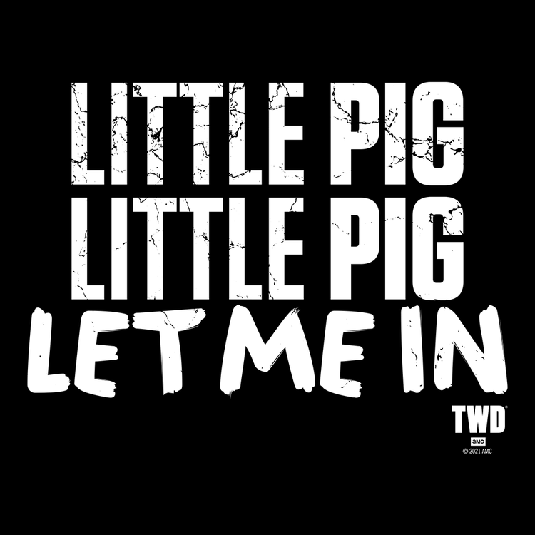 The Walking Dead Negan Little Pig Adult Short Sleeve T-Shirt – The ...