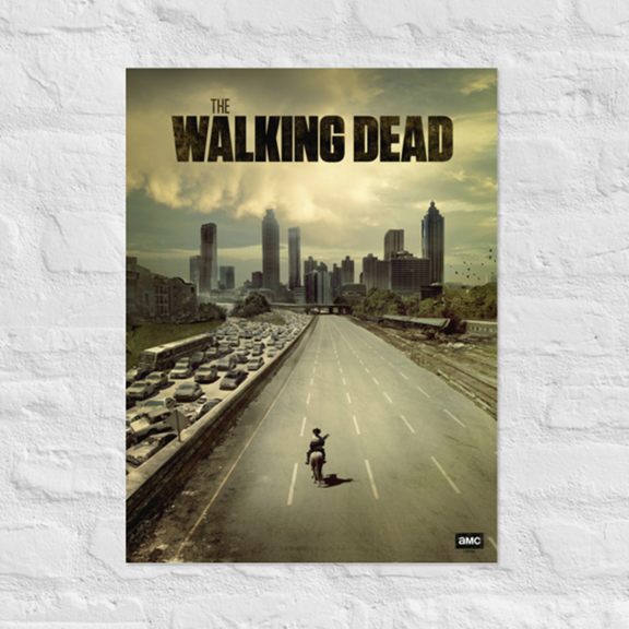 The Walking Dead Season 1 Key Art Premium Satin Poster – The Walking ...